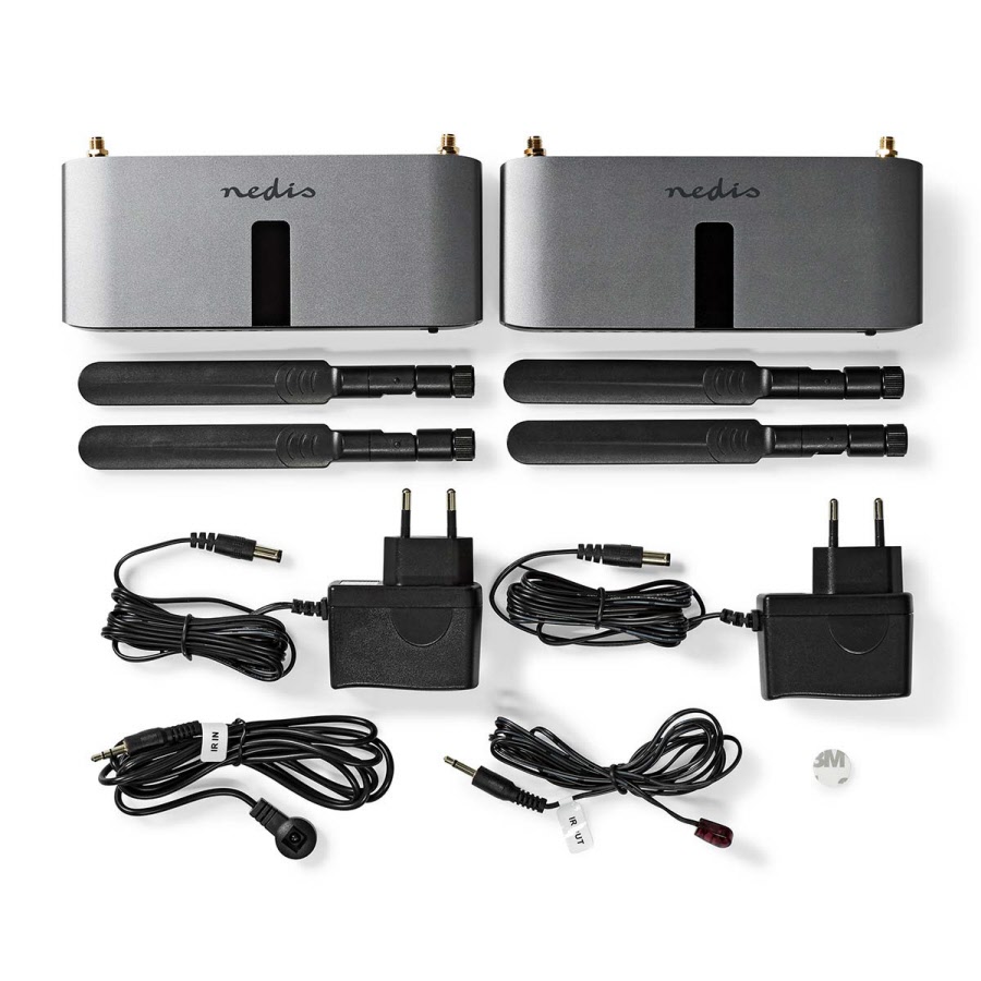 Draadloos HDMI | Wi-Fi | Full HD 1080p hdmi zender en ontvanger Nedis ...